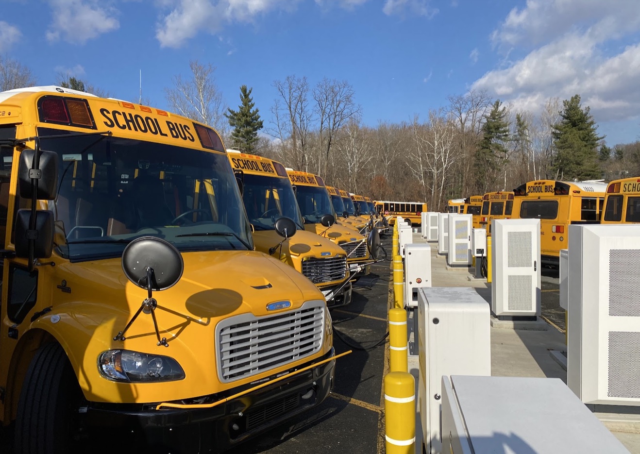 North American Clean Energy - MCPS Celebrates Largest School Bus ...