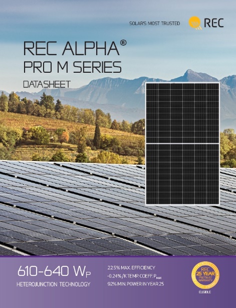 North American Clean Energy - New REC Alpha Pro M Series: REC Launches ...