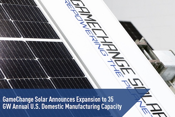 North American Clean Energy - GameChange Solar Announces Expansion to ...