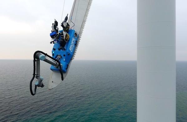 North American Clean Energy - Robots Tackle Blade Repair