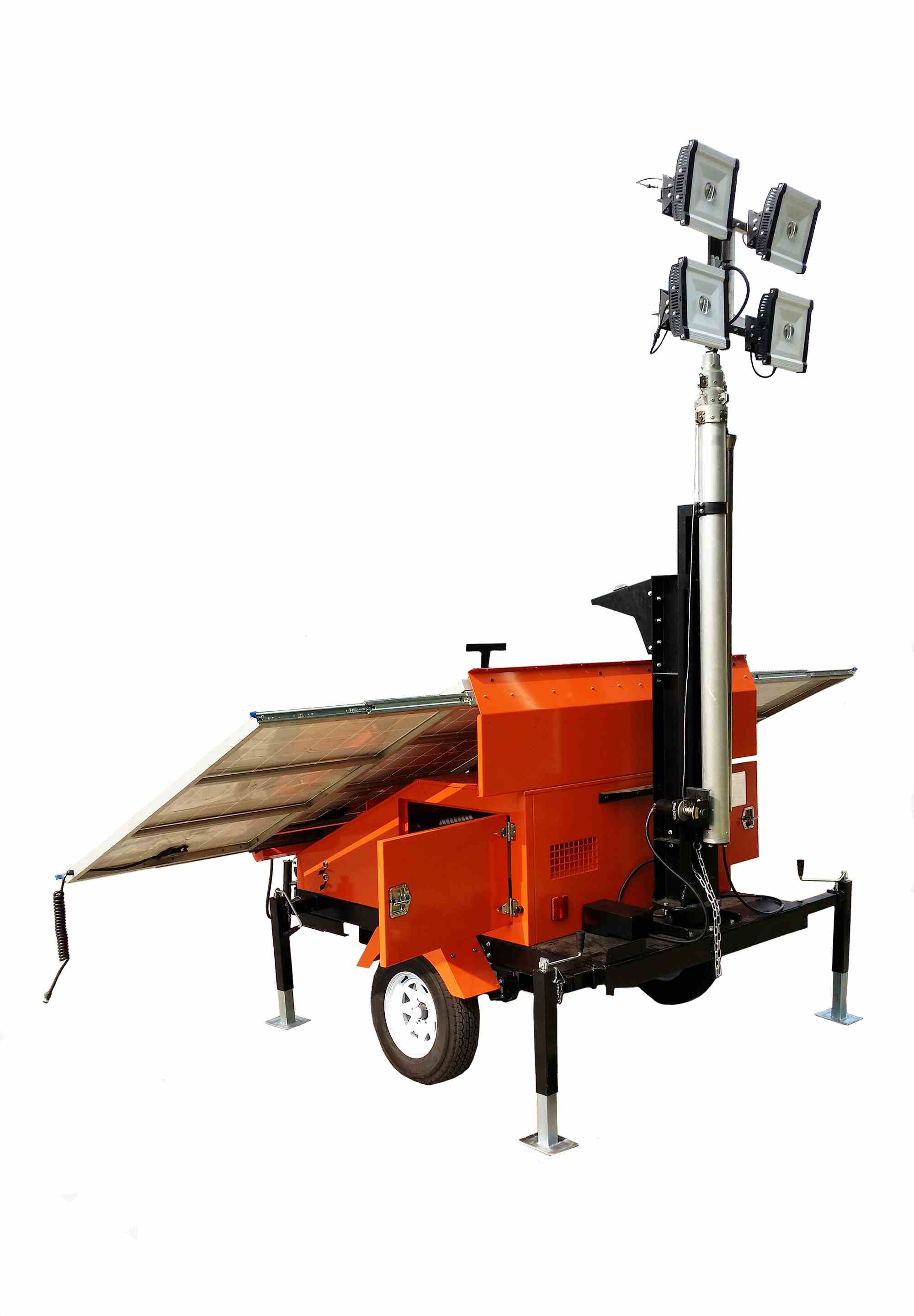 North American Clean Energy - Solar LED light tower rental for remote ...