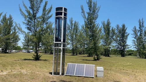 North American Clean Energy - First Ever Solar Powered Air Driven Elevator