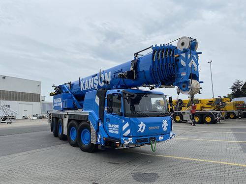 North American Clean Energy - Kanson Adds Three New Grove GMK4100L-1 ...