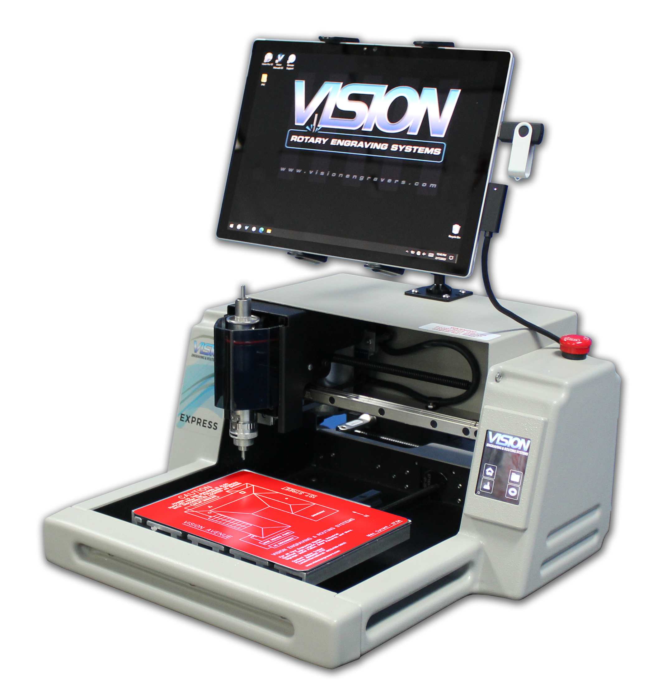 North American Clean Energy - Compact engraver with tablet interface