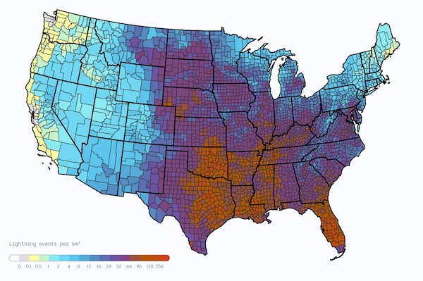 North American Clean Energy - Vaisala Xweather Annual Lightning Report ...